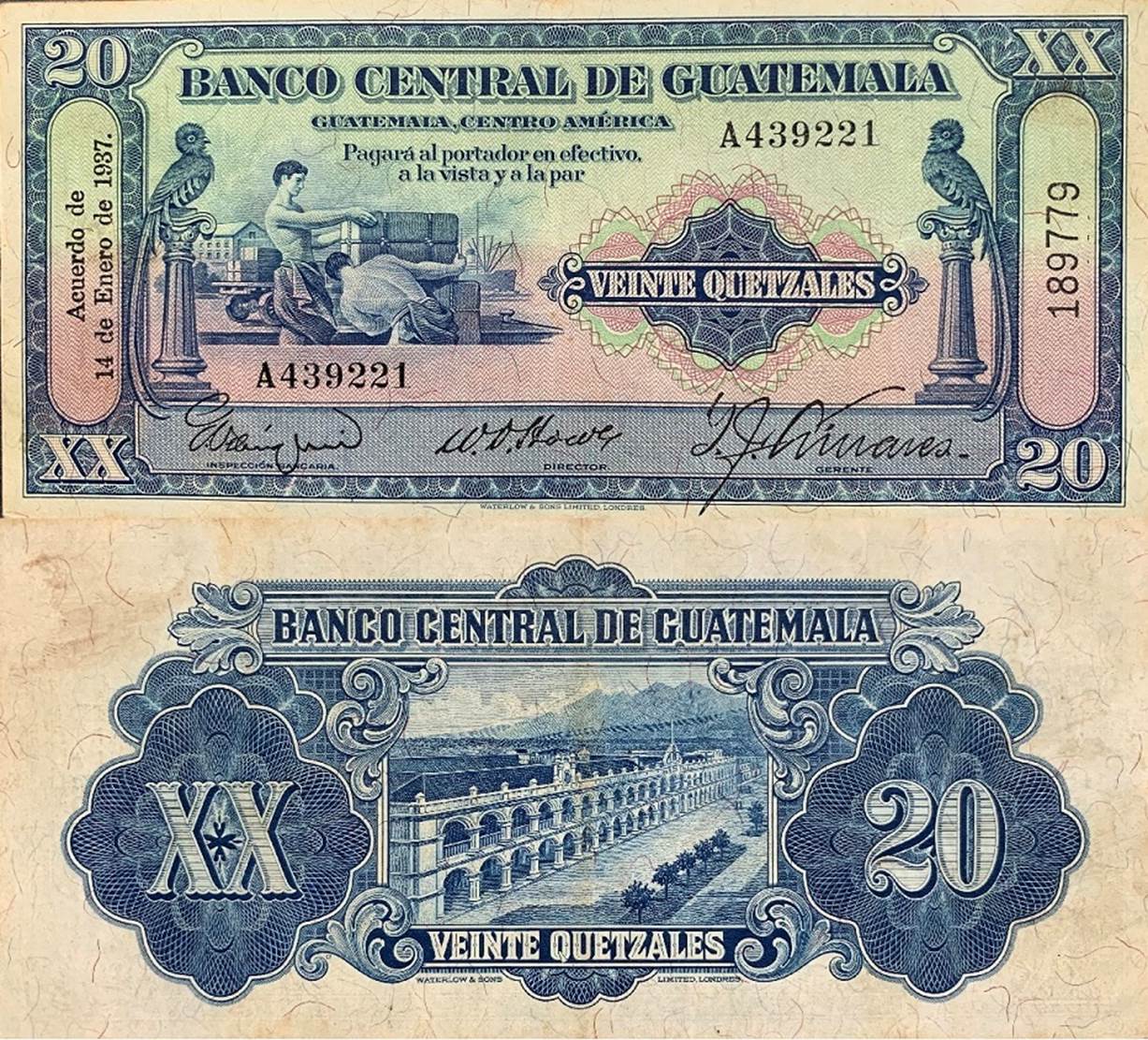 Catálogo Billetes de Guatemala 1926-2020